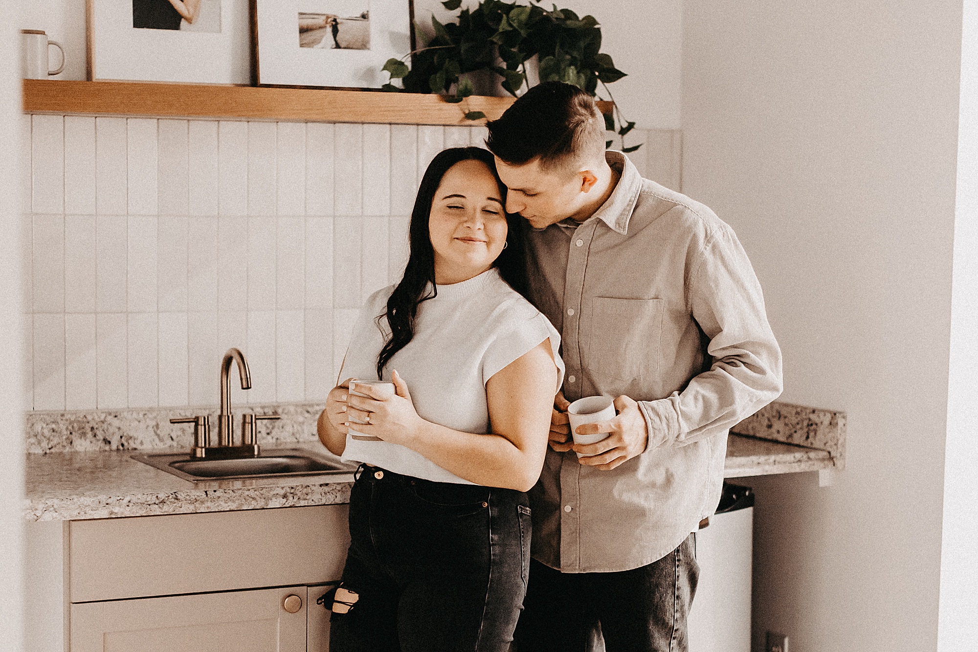 Classy Studio Engagement Session || Abby & Sam